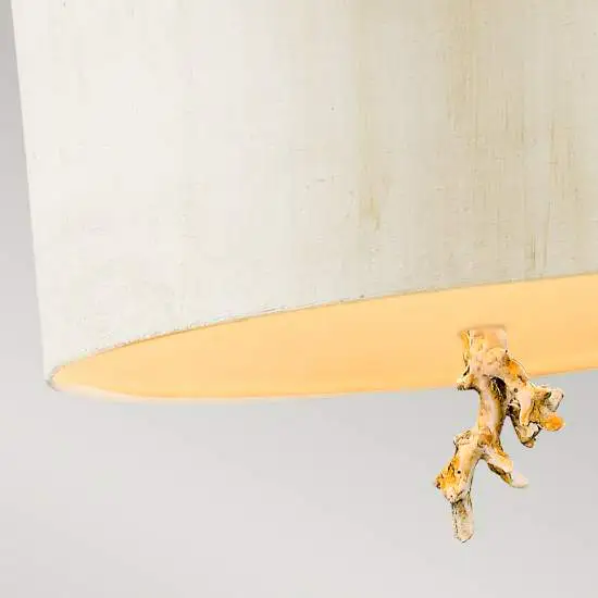 Sospensione Contemporanea Trellis Acciaio Stucco Patinato Argento 1 ...