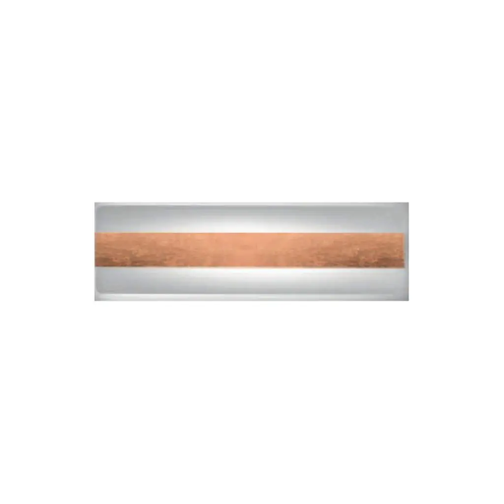 Applique Contemporanea Doup Metallo Foglia Rame Led 43W