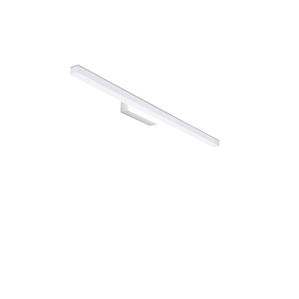 Applique Moderna Ruler Metallo Bianco Led 24W