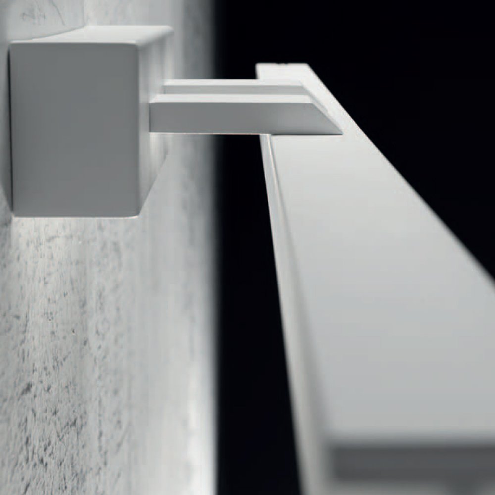 Applique Moderna Ruler Metallo Bianco Led 24W